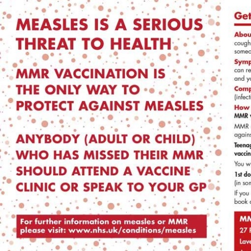 St John Bosco College - Measles Vaccination Clinics